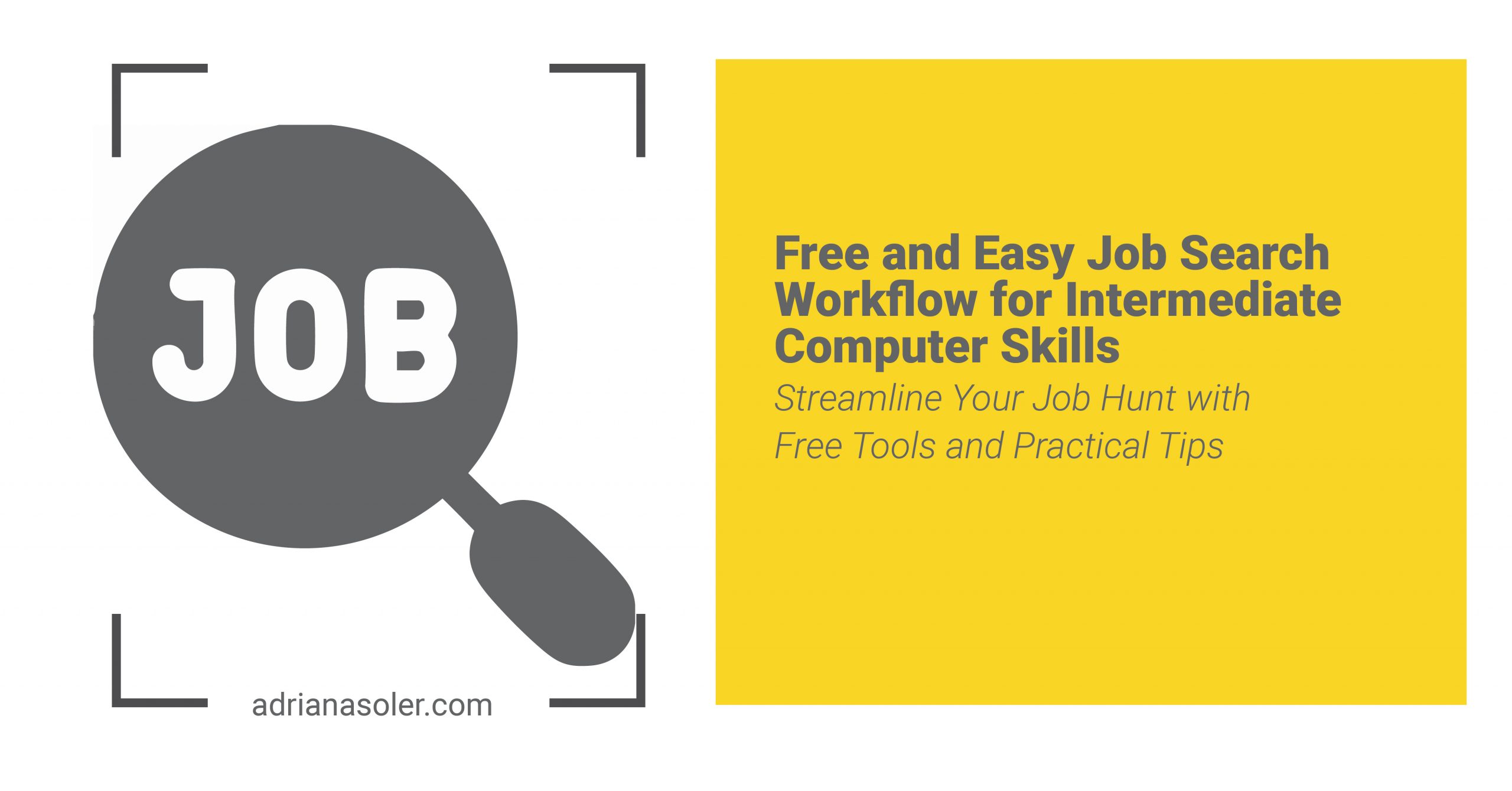 Free Job Search Workflow